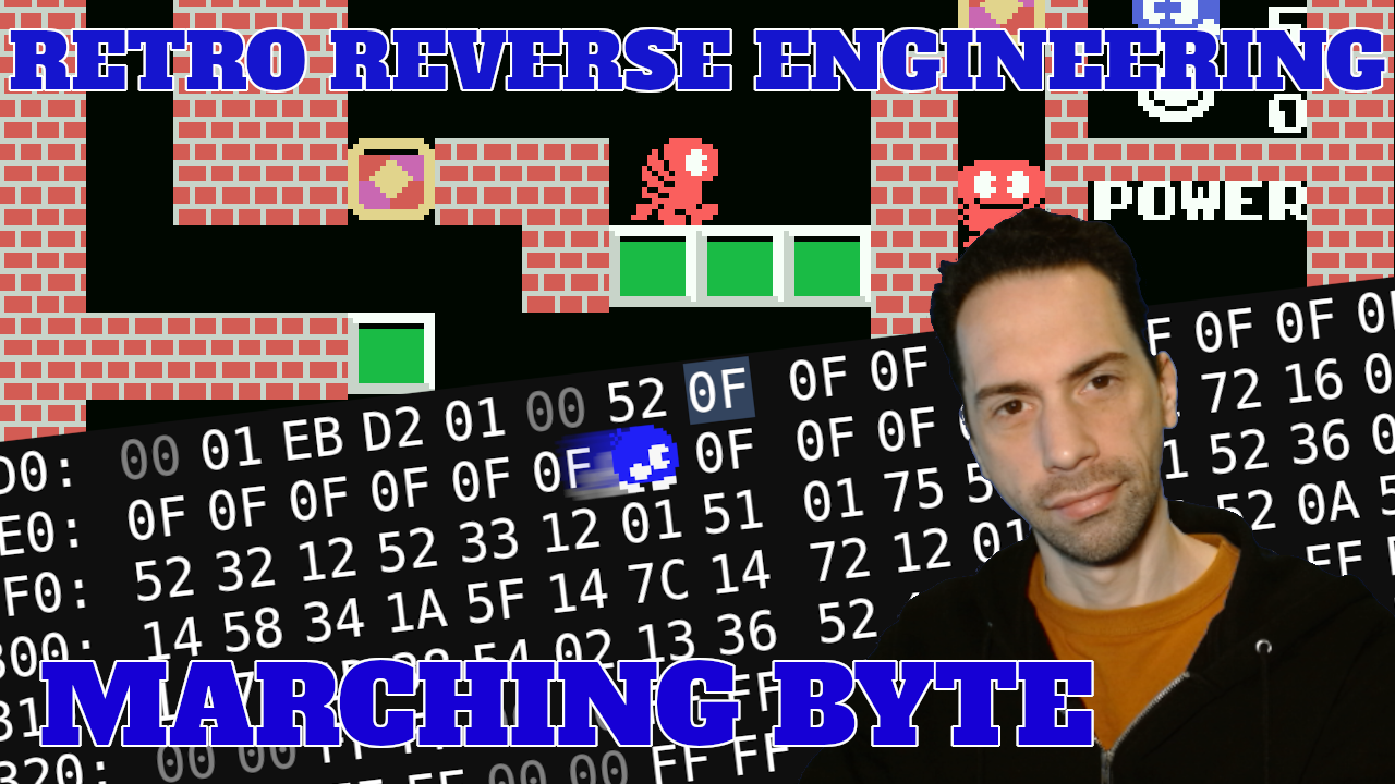 The marching little byte in Eggerland Mystery - Zappatic.net